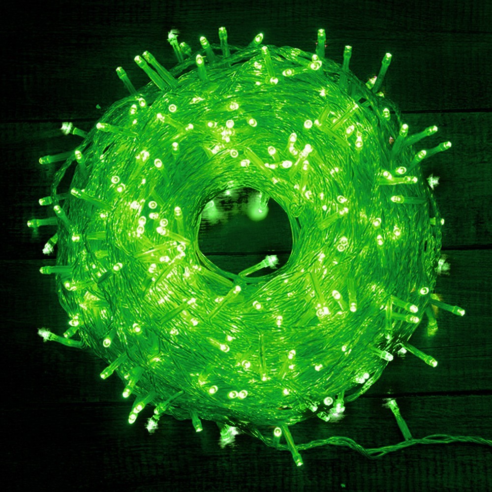 Luz Led Lineal 50 Metros 500 Led Verde Luces Navidad 1514 Cómpralo En